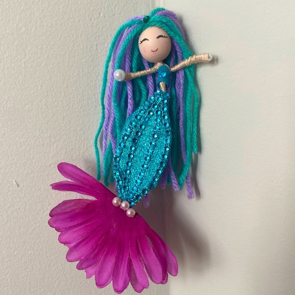 Toys | Handmade Mermaid Ornament Enchanting Coastal Decor | Poshmark